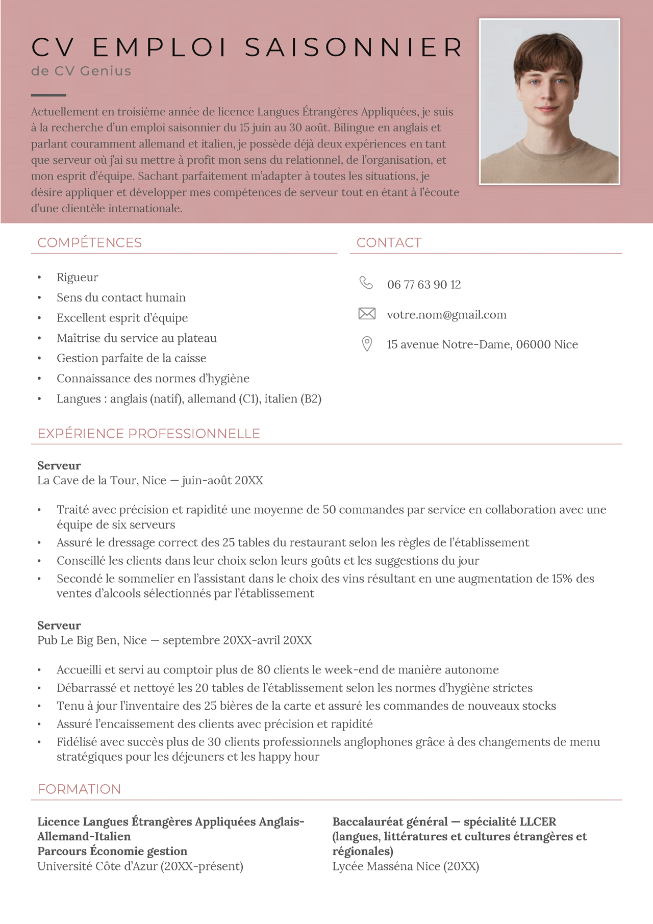 Les meilleurs exemples CV en 2025 pour tous les profils