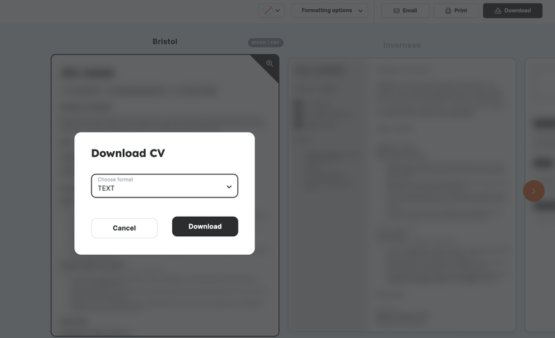 CV Genius: Create a Professional CV & Cover Letter