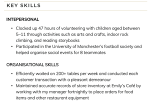 Work Experience on a CV [Examples of Job History]