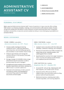 Administrative Assistant CV - Example & 40 Skills to List