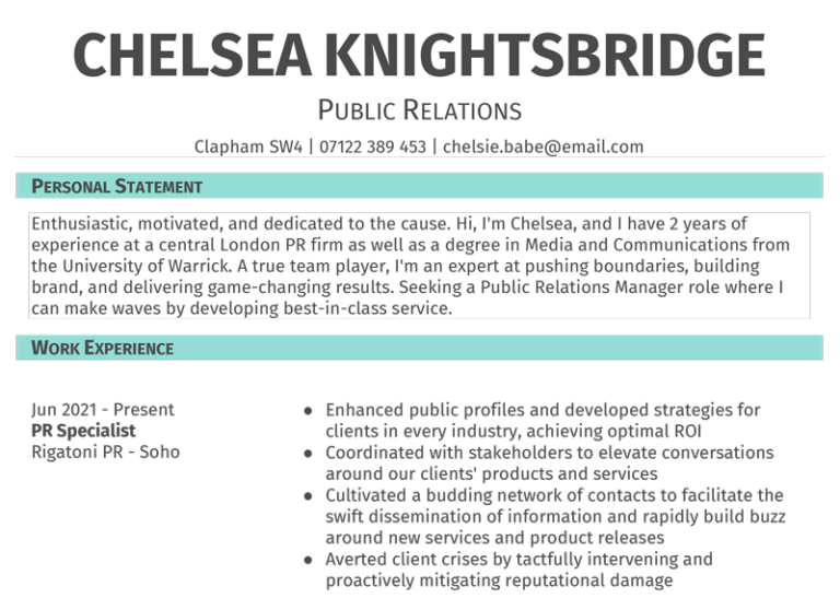 11 Bad CV Examples to Learn From in 2024