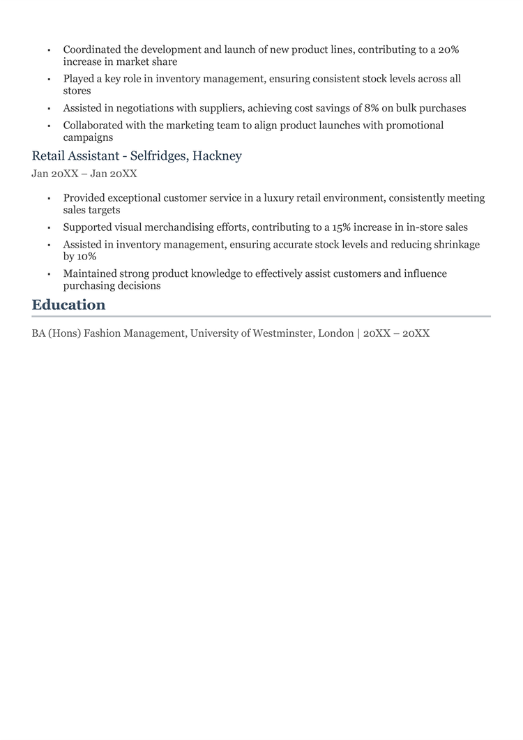 Buyer CV Examples for Your Job Search Buyer CV Examples for Your Job Search
