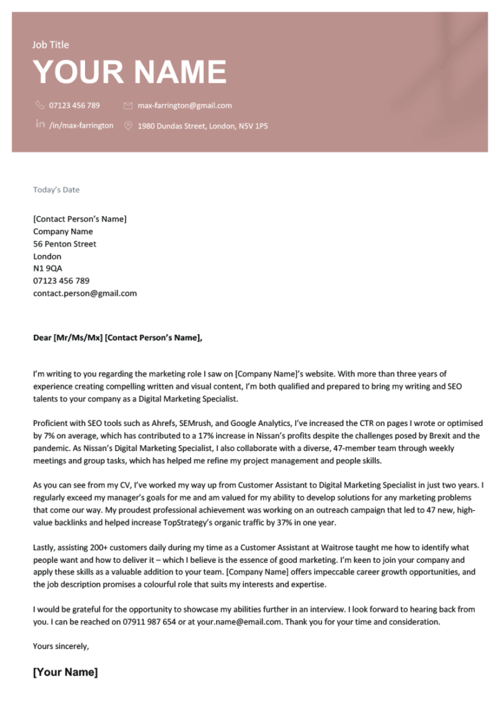 Cover Letter Format - Your Guide to Getting It Right