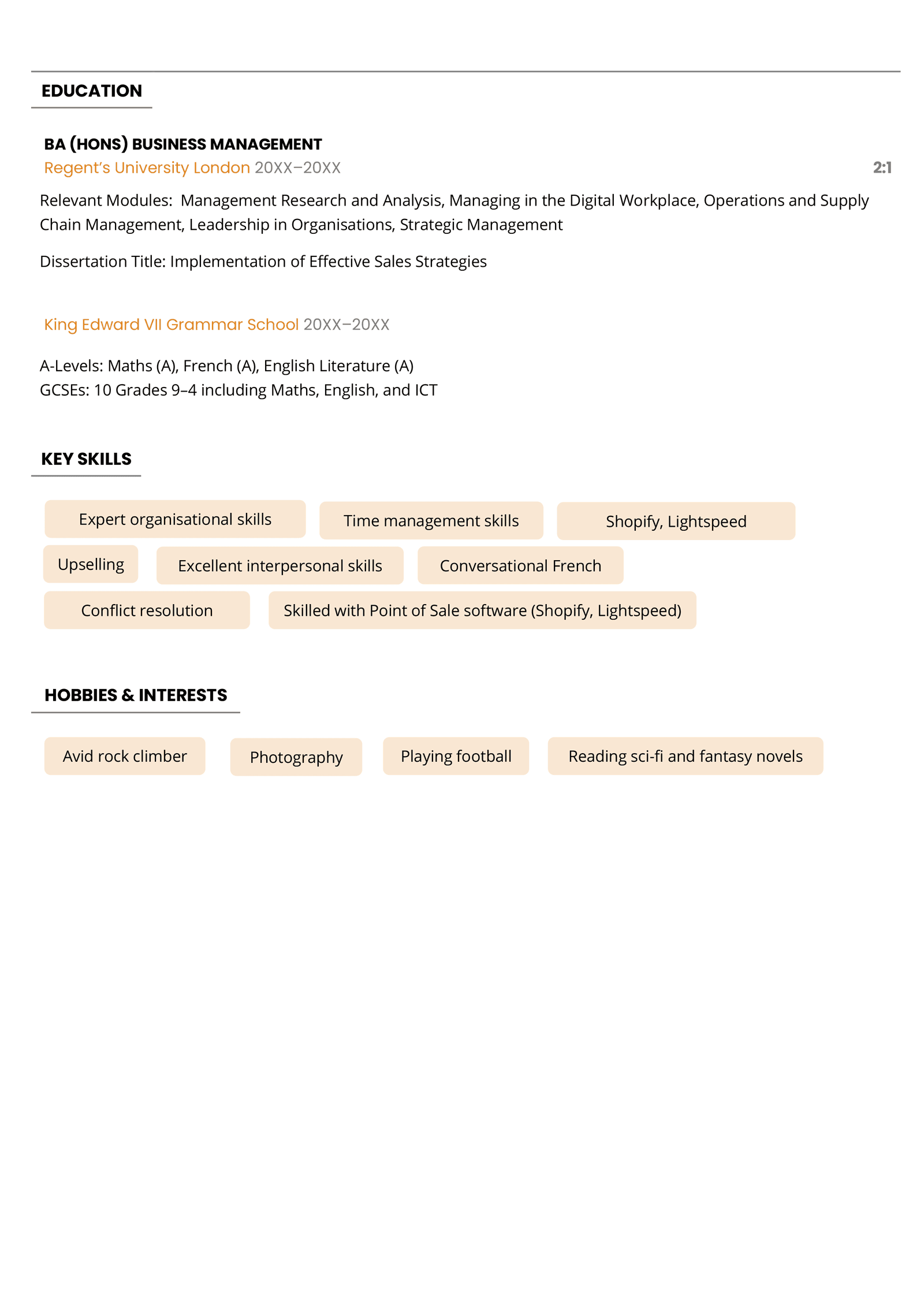 7 Customer Service CV Examples, UK Template, & Writing Tips