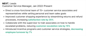 Customer Service CV - Example, UK Template, & Skills