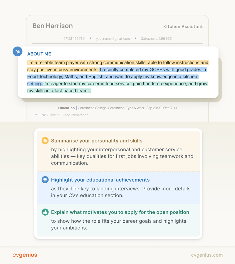 25 CV 'About Me' Examples (+ Simple Writing Steps)