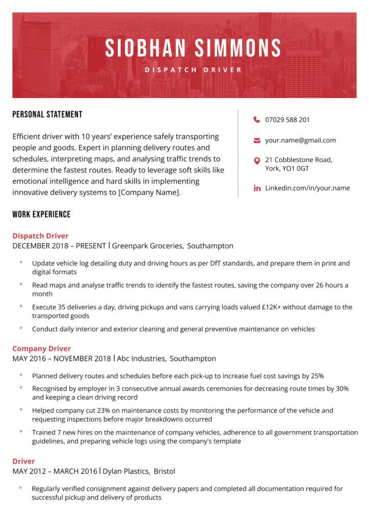 Download Your Free CV Template for Word Now (39+ Options)