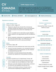 Le CV Canada : conseils + exemples en anglais et en français