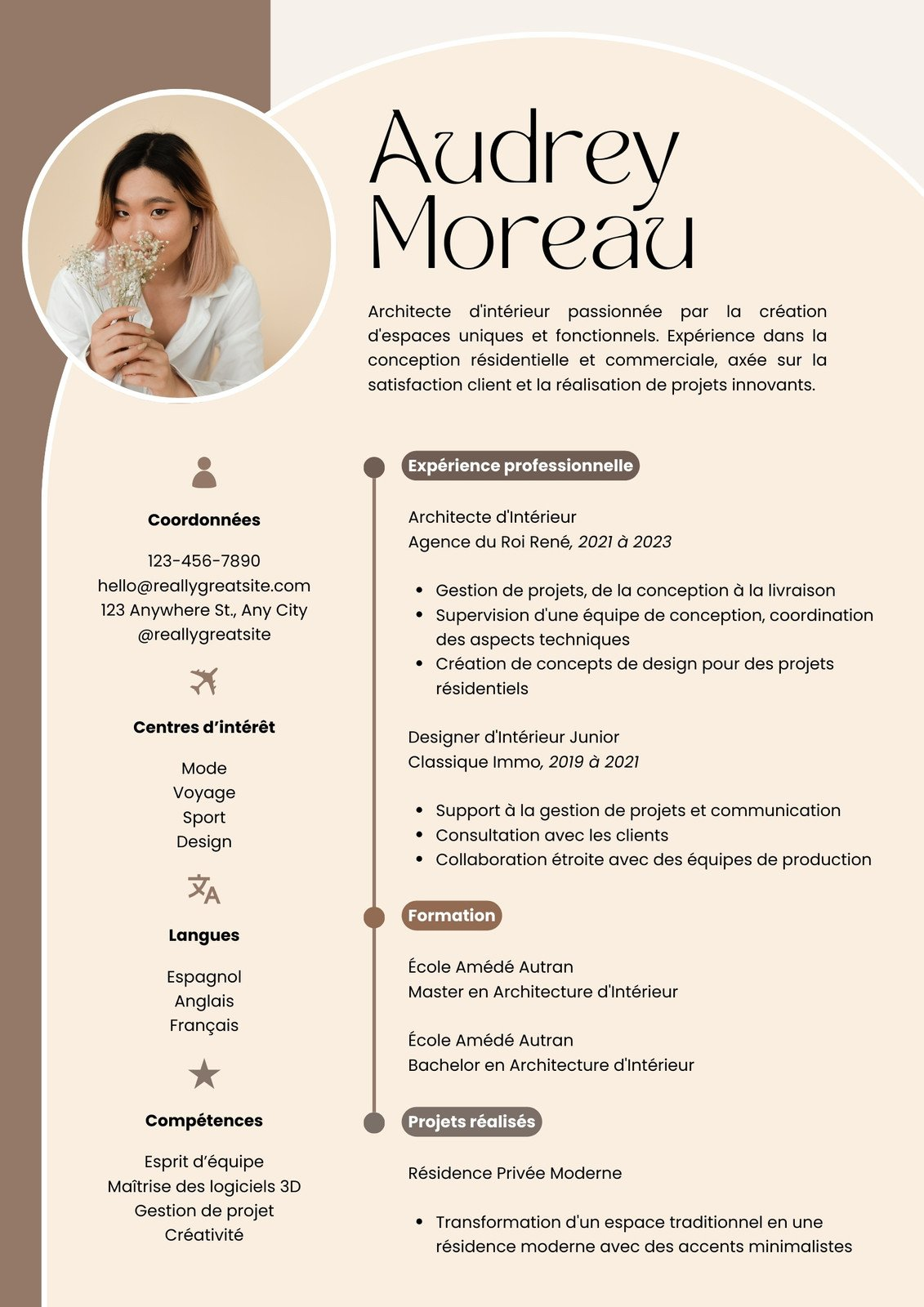 Modèle de CV Canva : 9 modèles à télécharger