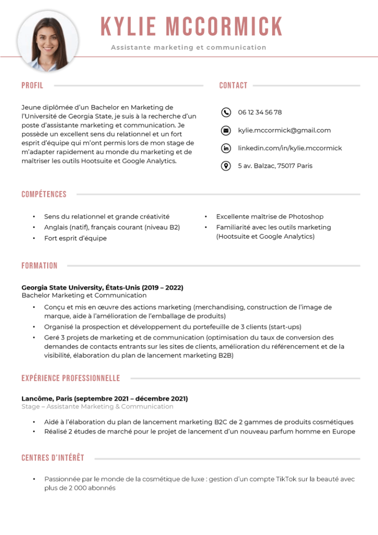 CV français – Conseils de rédaction et exemples
