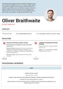 7+ CV Templates with Photos [Free Downloads]