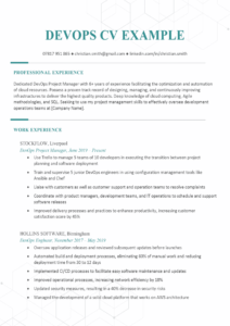 DevOps CV - Example & 29 Skills to List