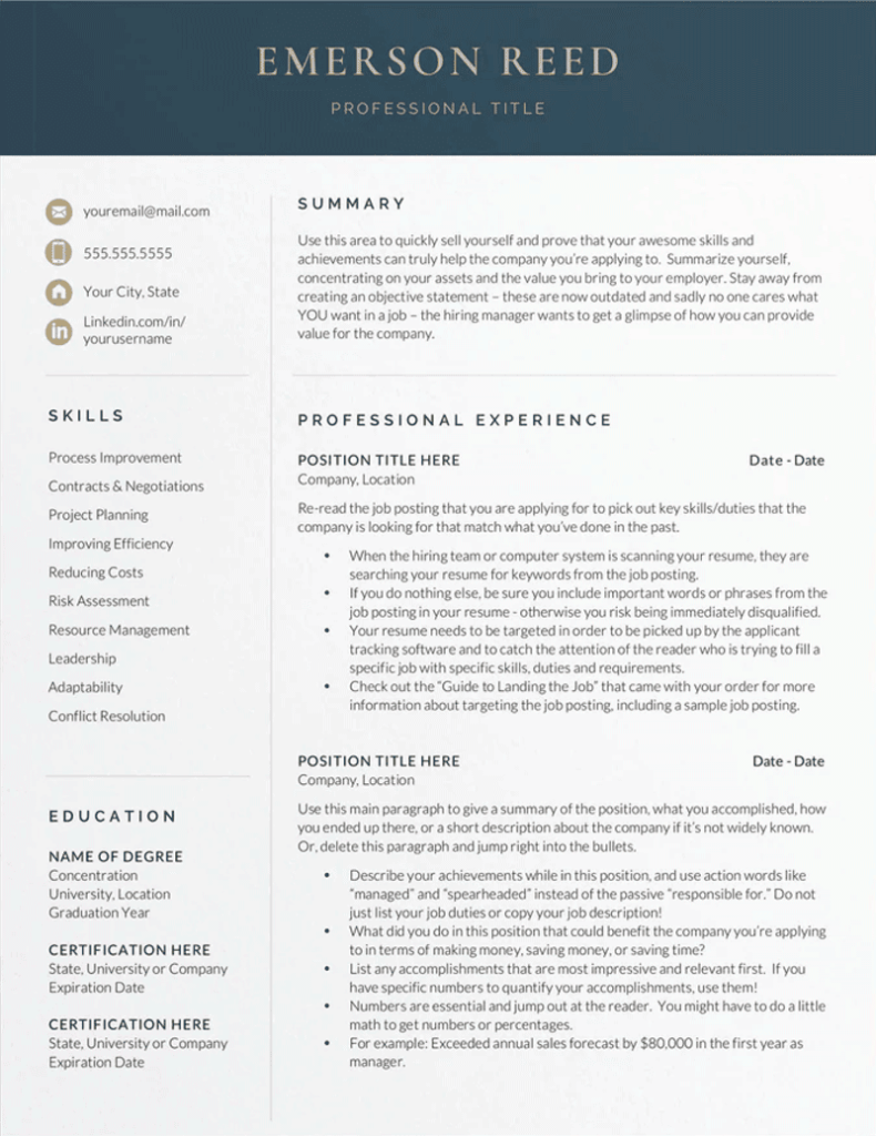 12 Google Docs CV Templates (Free Download & How-to Guide)