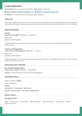 Europass CV - Template, Advice, & Updates