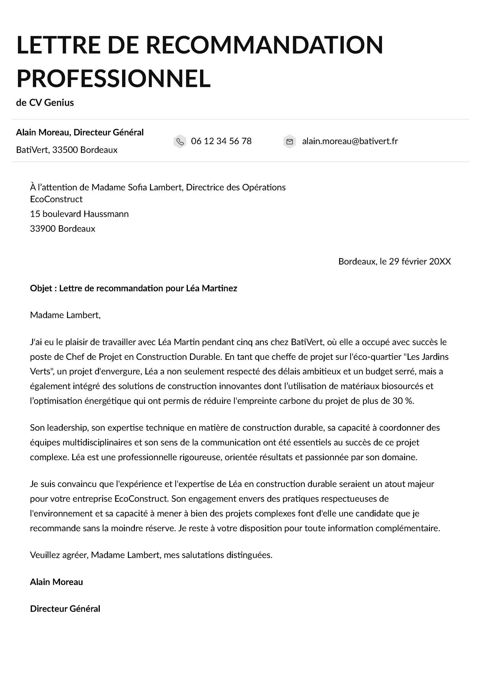 Lettre de recommandation : modèles, exemples et conseils