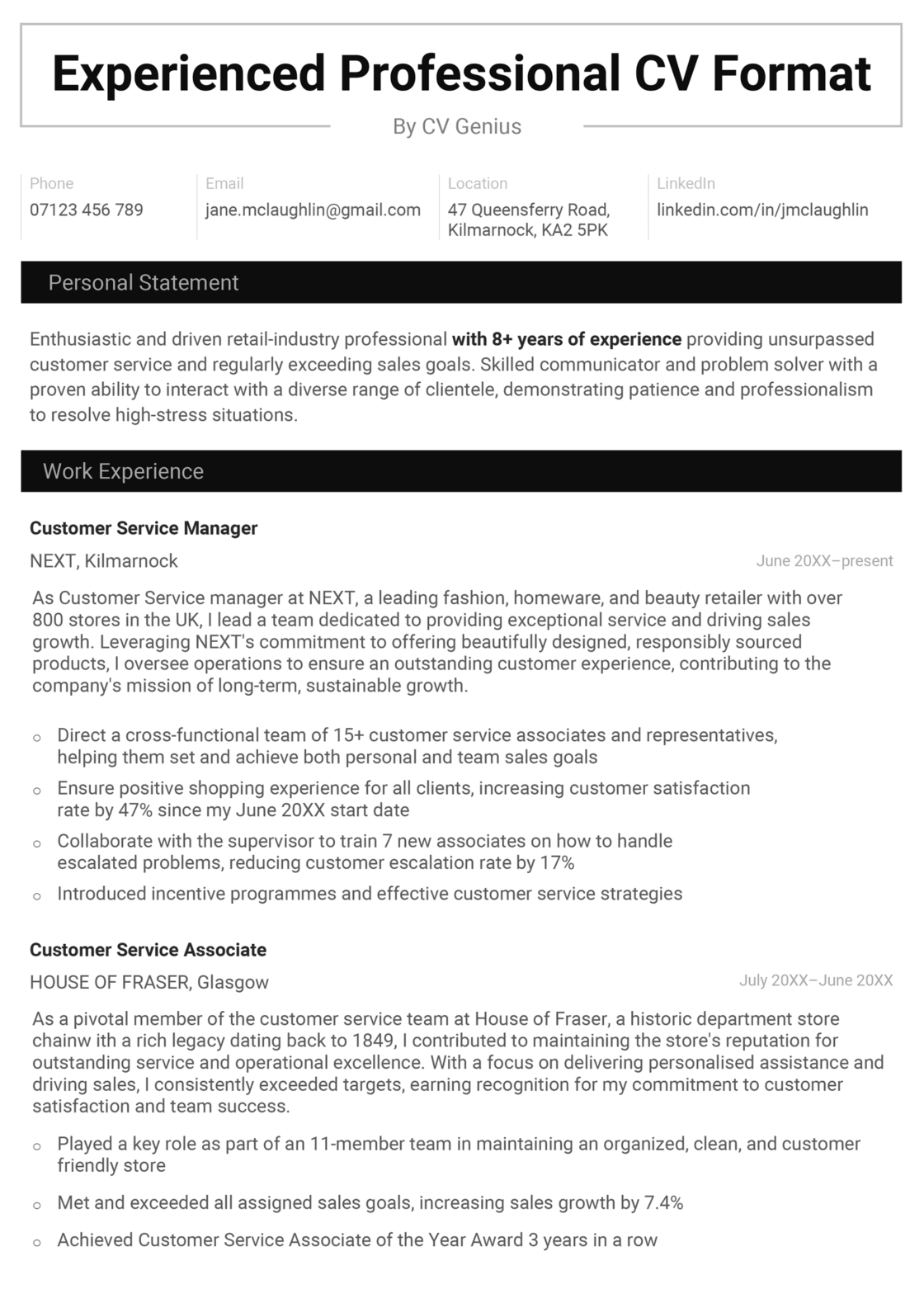 The Best CV Format in 2024 (+ Templates & Guide)
