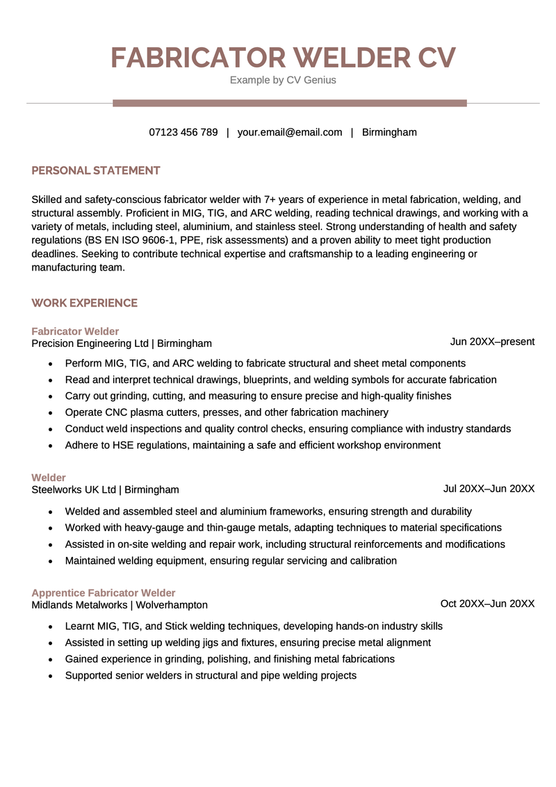 5 Labourer CV Examples & Writing Tips