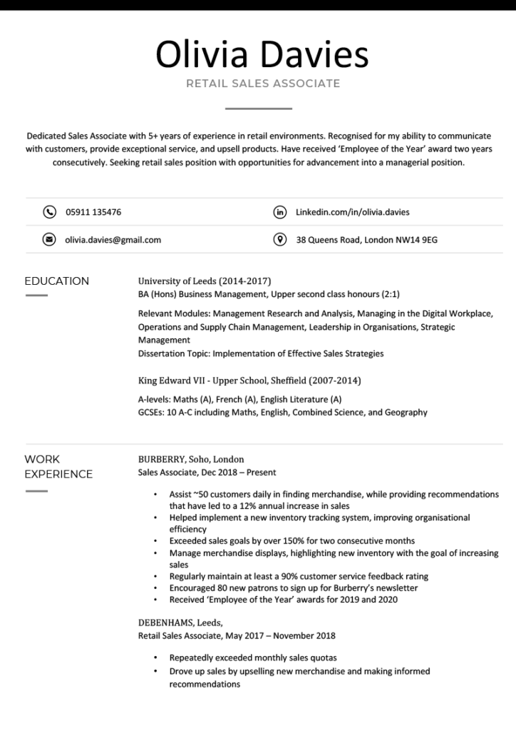 Basic & Simple CV Templates to Download for Free