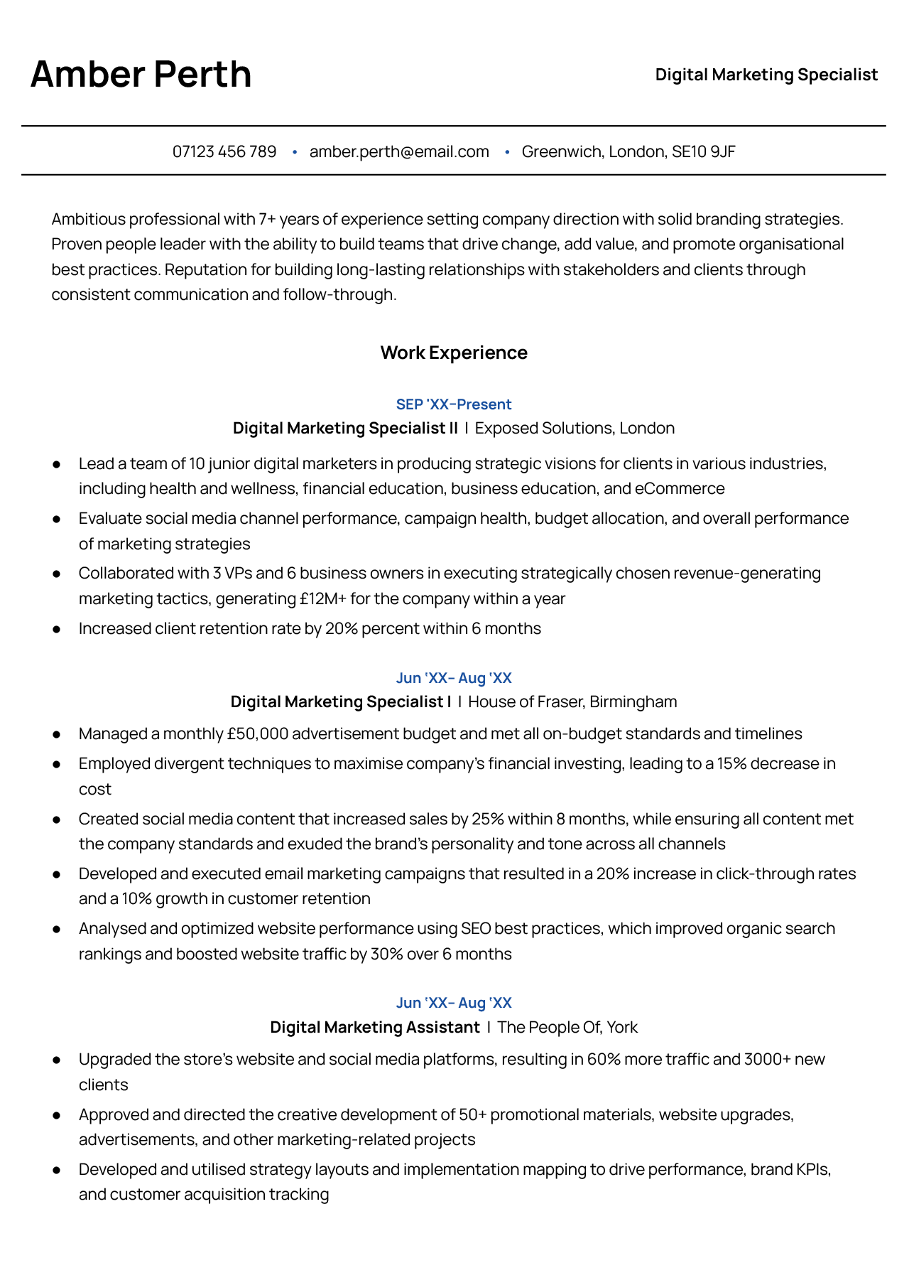 15 Free Google Docs CV Templates