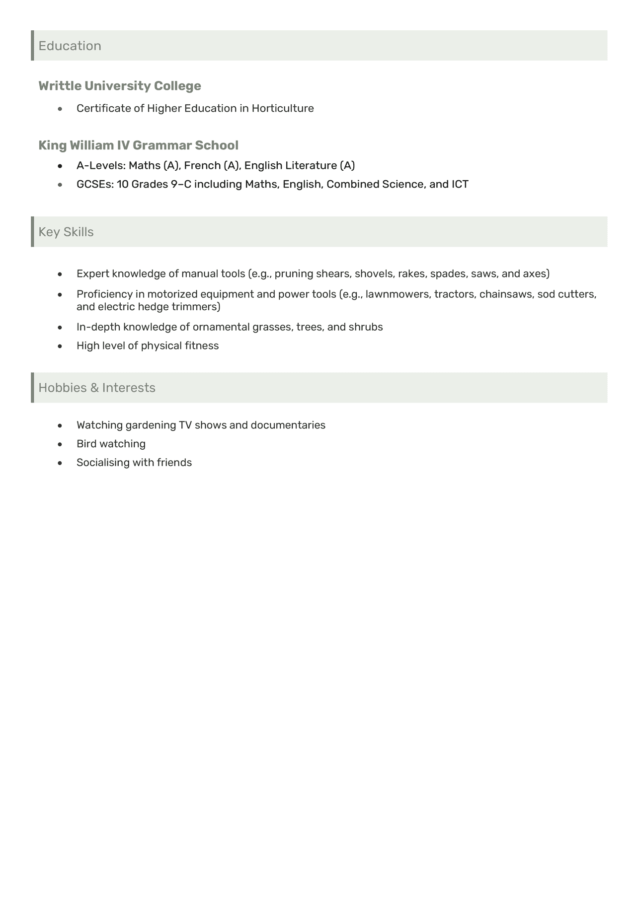 Gardener CV: Examples, Template, & Essential Skills