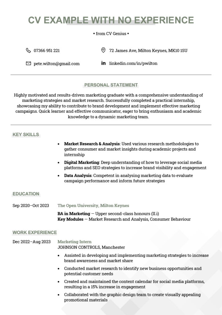 148+ CV Examples for UK Jobs in 2023 [Free Downloads]