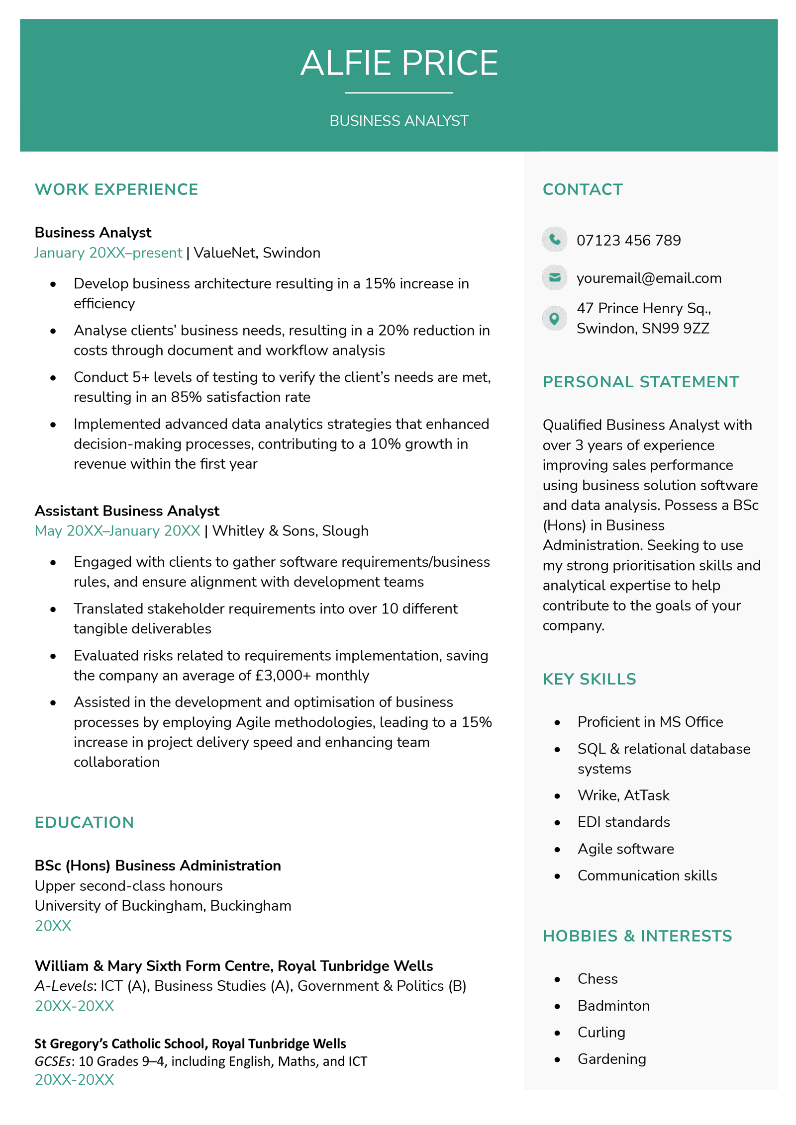 237 Professional CV Templates for 2024 [Free to Download]