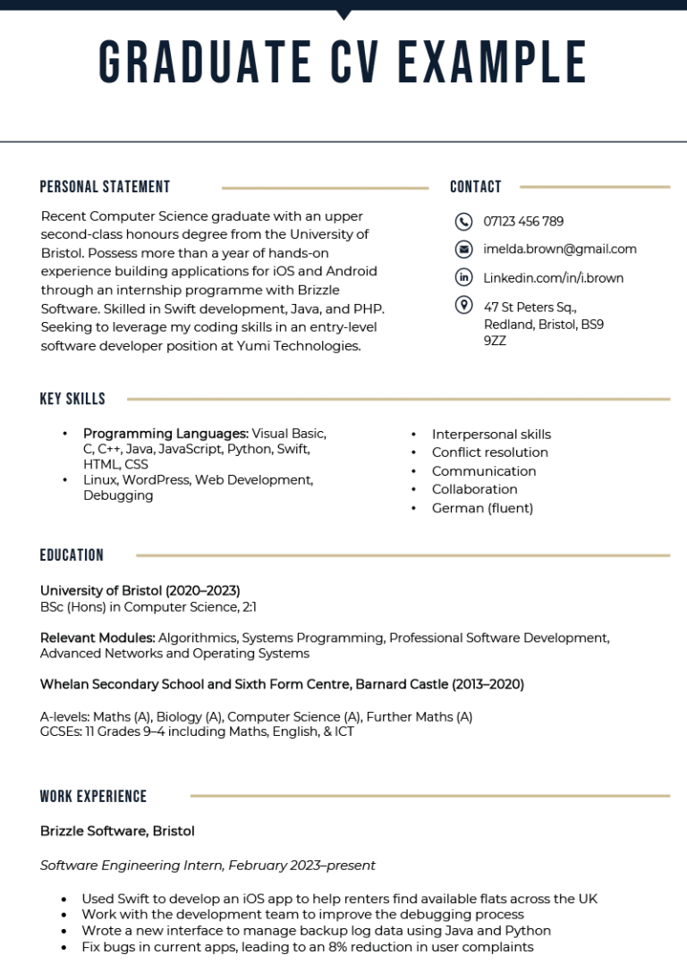155+ Good CV Examples for UK Jobs in 2023 [Free Downloads]