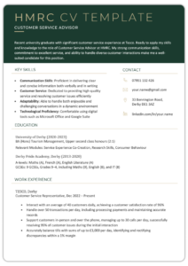 6 Free Government CV Templates for UK Applicants
