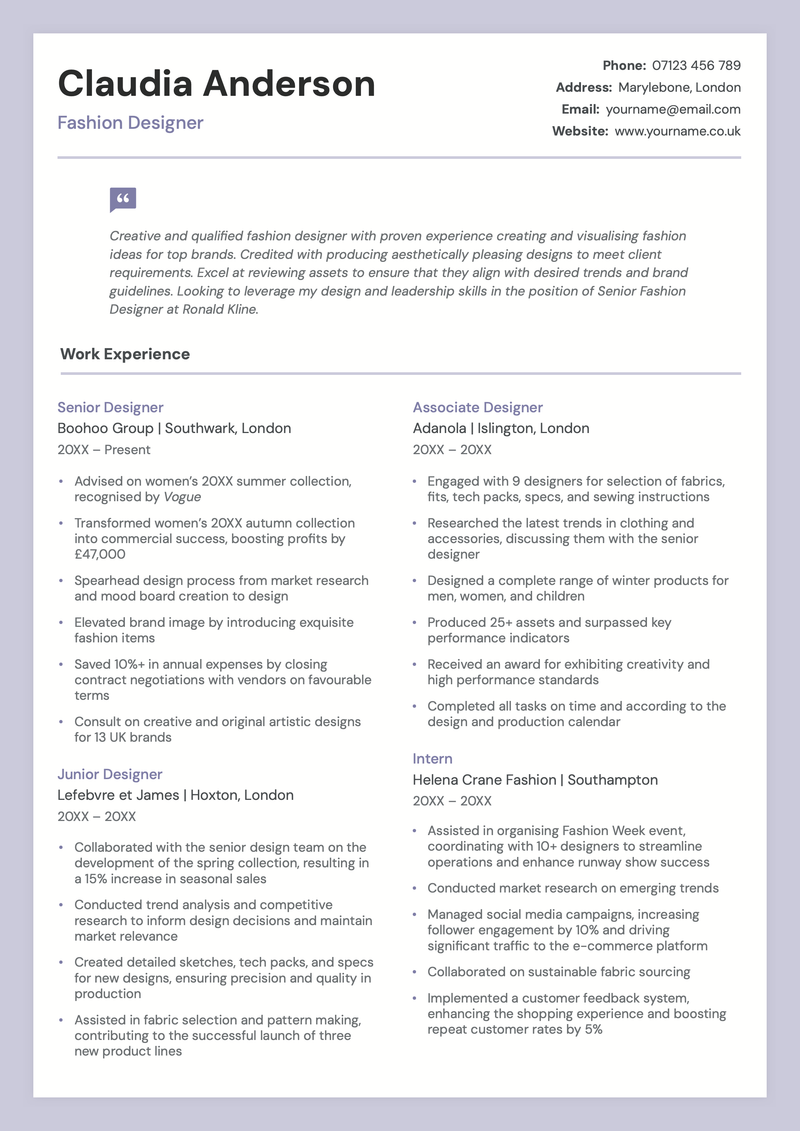 Creative CV Examples (+Free Template Downloads)