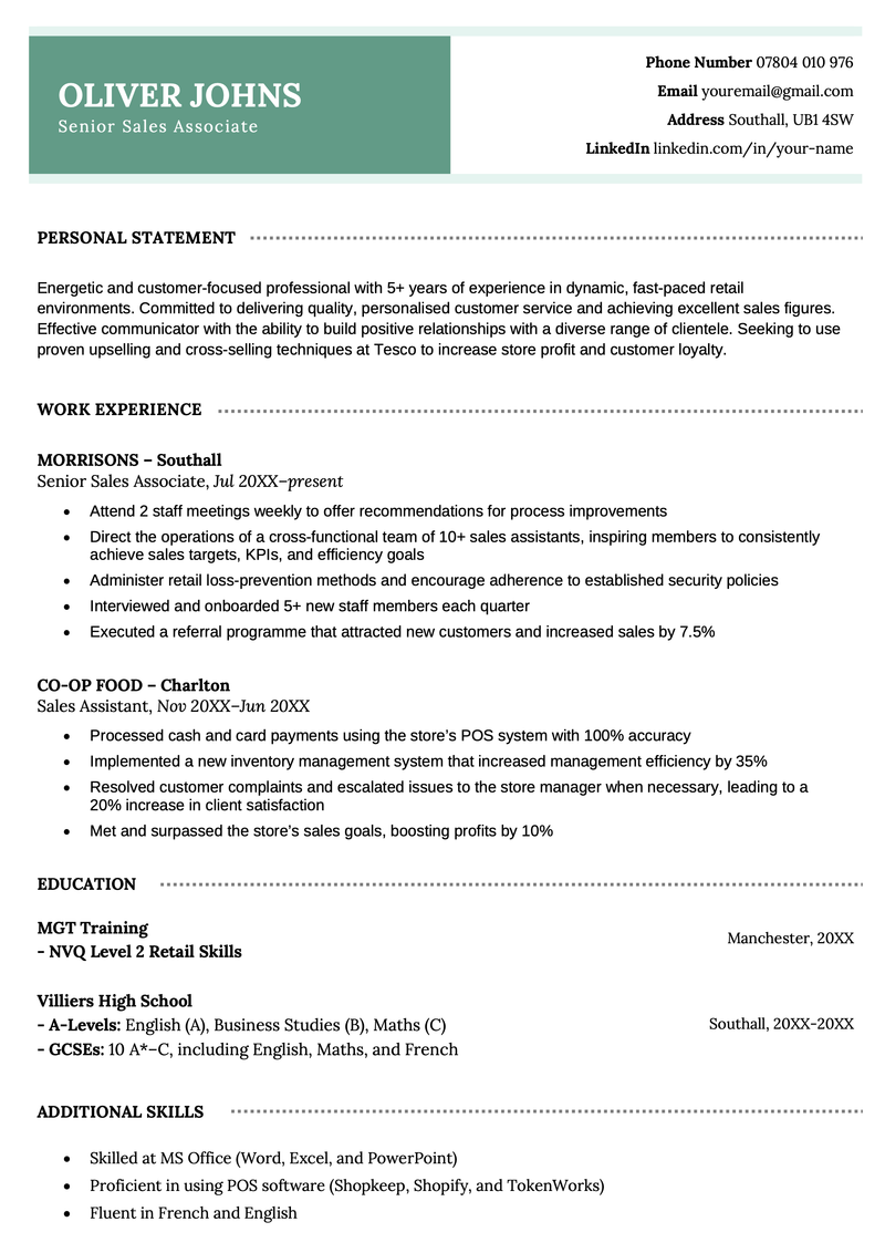 How to Write a Great CV in 8 Steps