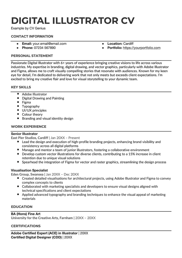 9 Graphic Design CVs: Examples, Templates, & Writing Tips