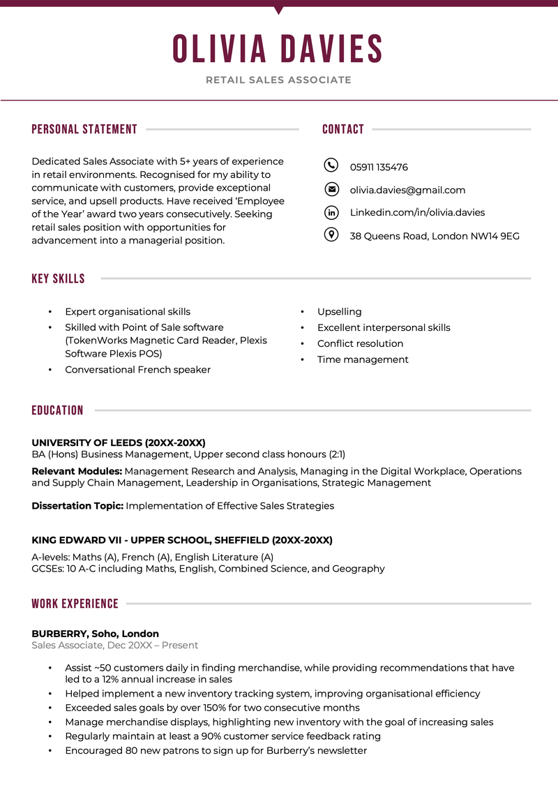 Modern CV Templates for UK Jobs (Free Downloads)