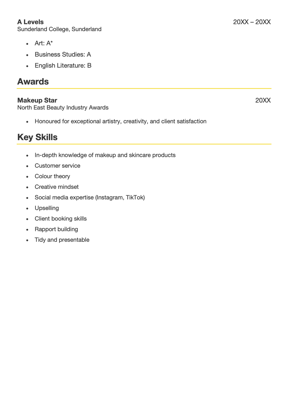 Make-Up Artist CV: Free Example, Template, & Writing Tips
