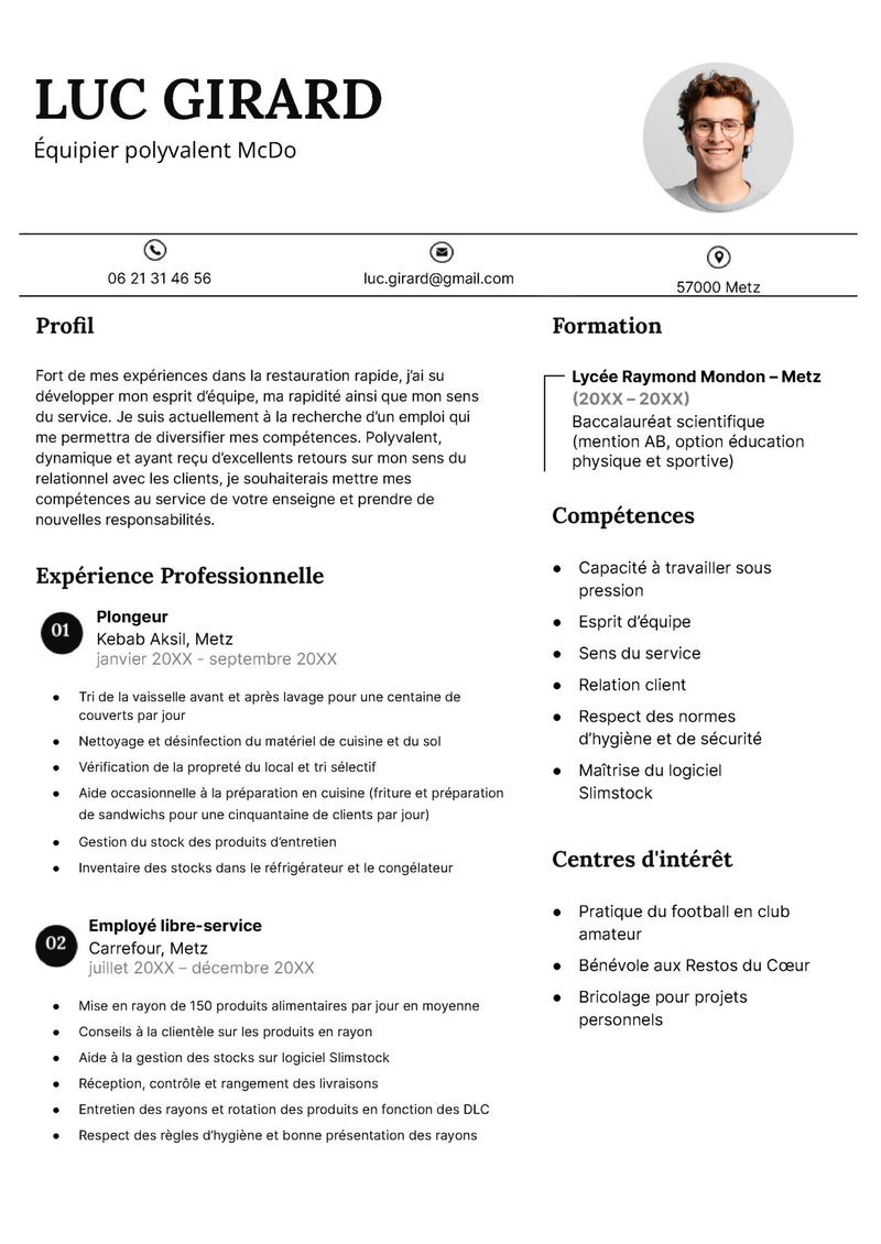 Modèles CV Google Docs gratuits à télécharger et compléter