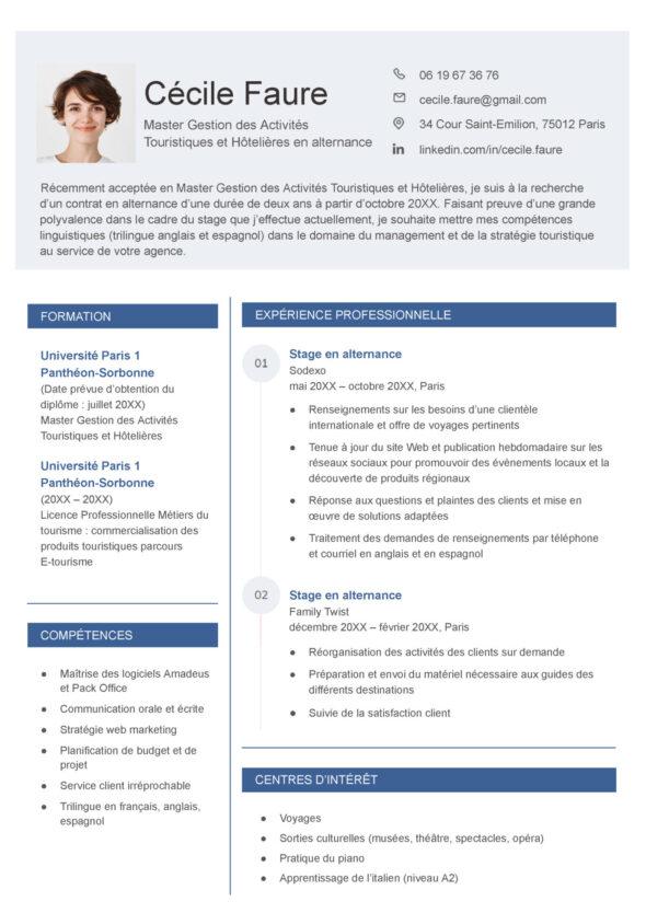 Modèles CV Google Docs gratuits à télécharger et compléter