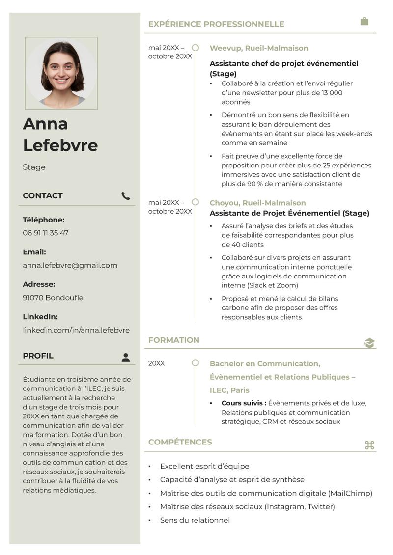 Modèles CV Google Docs gratuits à télécharger et compléter