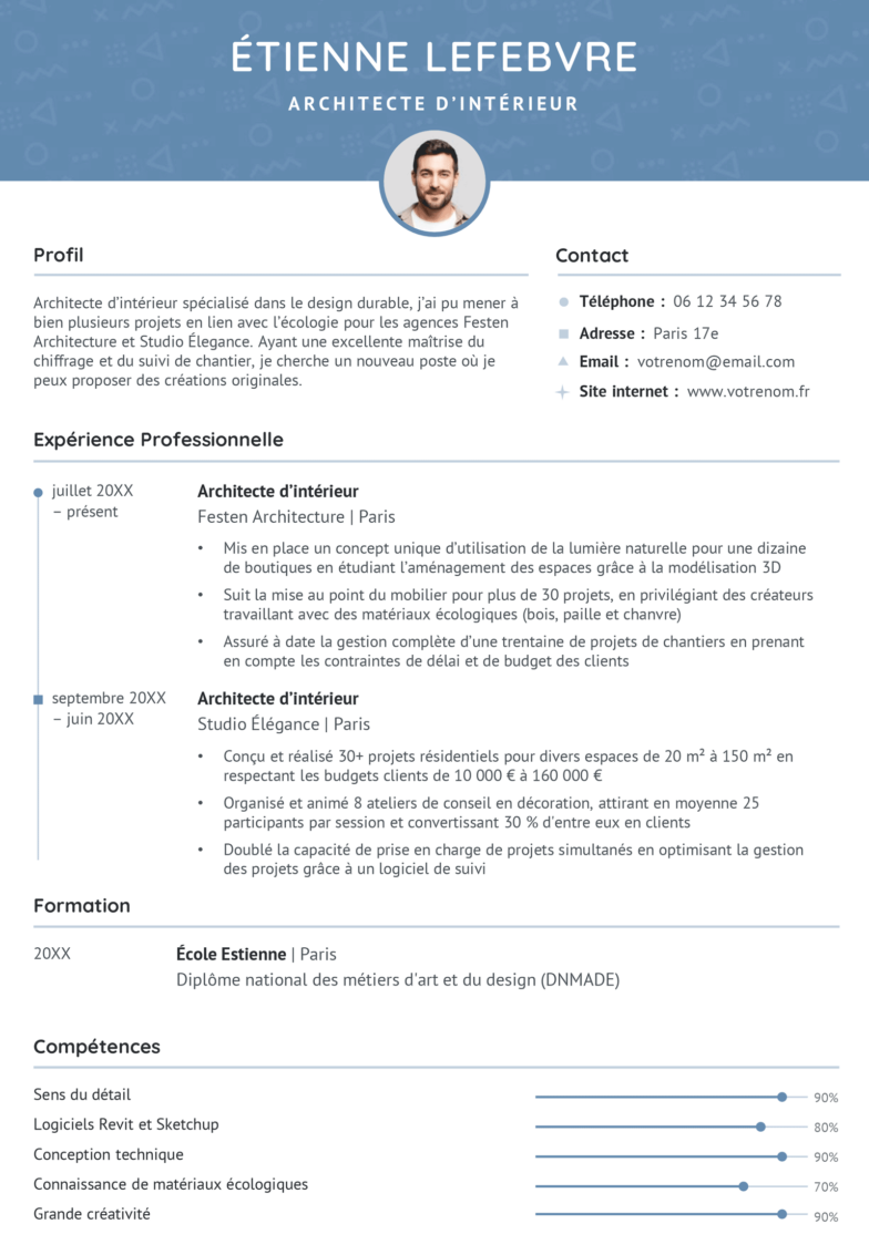 Modèles CV Powerpoint gratuits + 6 exemples personnalisés