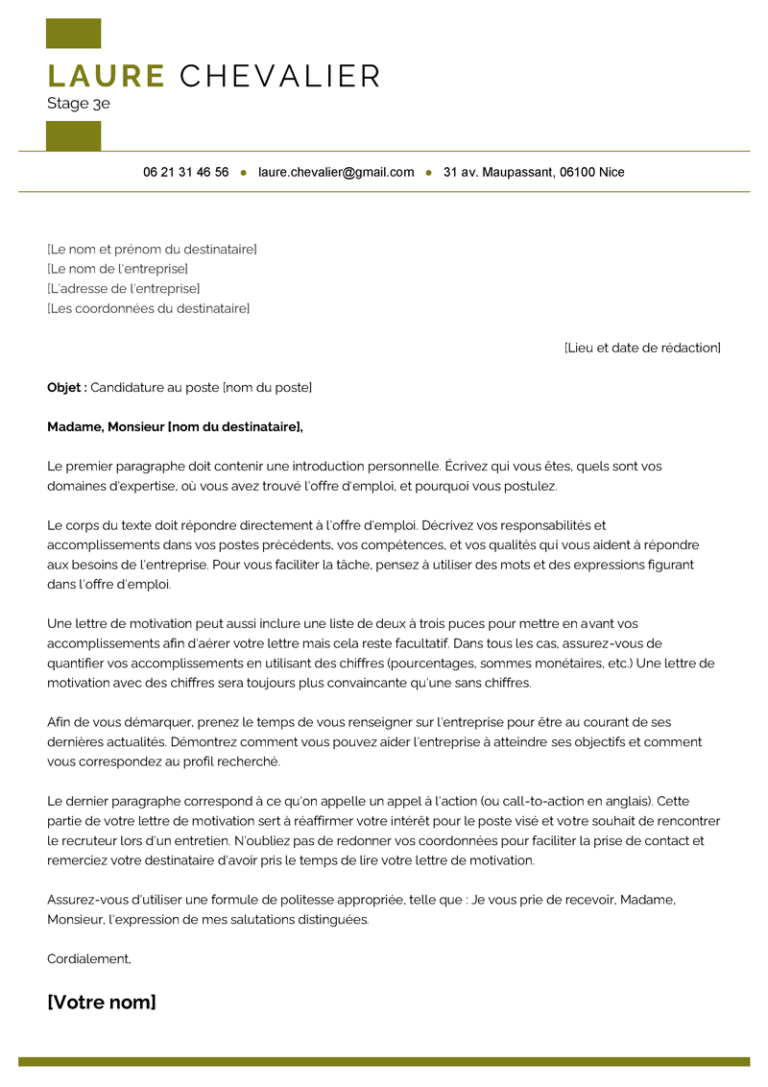 47+ exemples + 8 modèles de lettre de motivation gratuits