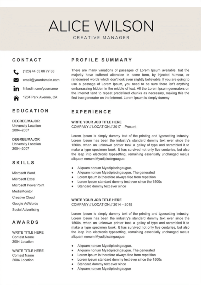12 Google Docs CV Templates (Free Download & How-to Guide)