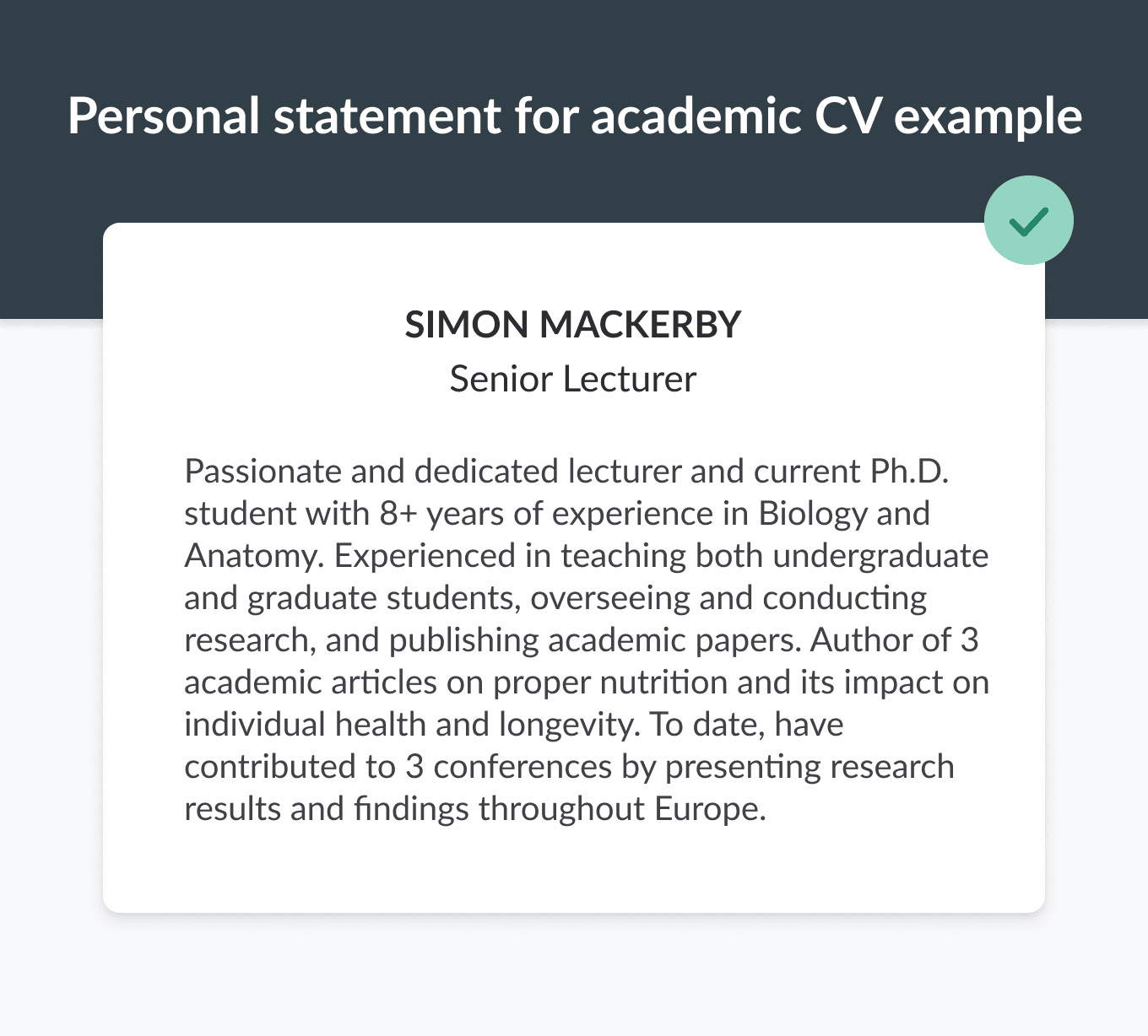 Academic CV Template, Examples, and How to Write