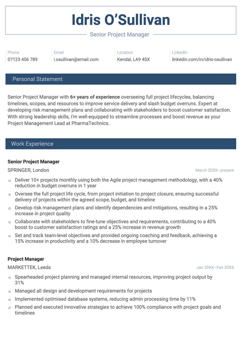 Best CV Examples for Any Job in 2025