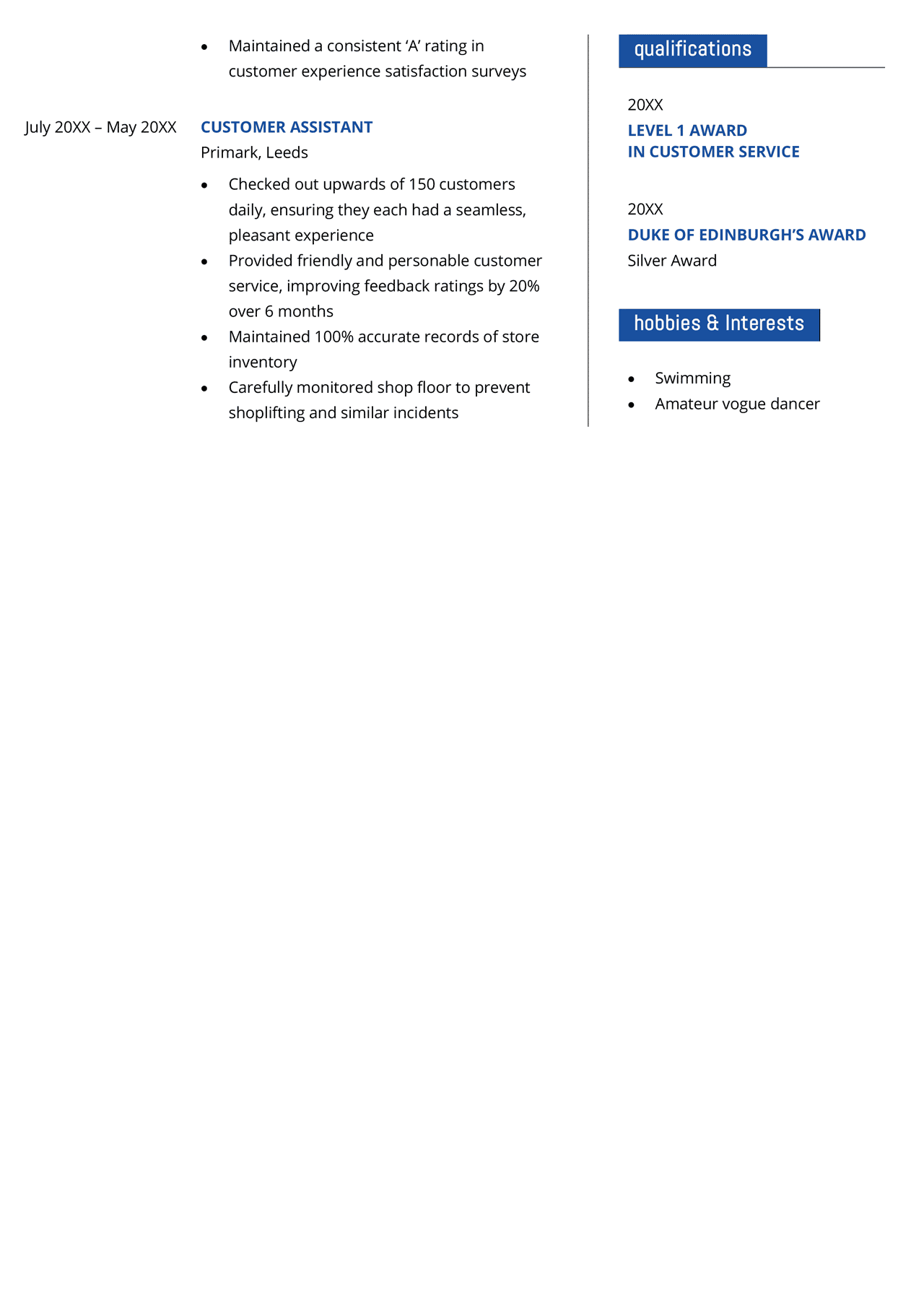 11 Retail CV Examples & Writing Tips for 2024