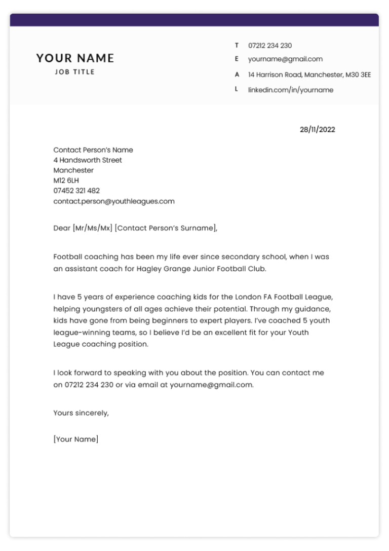 5+ Inspiring Short Cover Letter Samples - with Tips