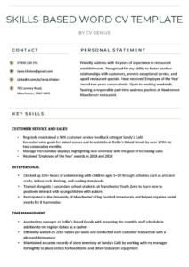 CV Templates for Word - 15 Best Free Downloads
