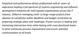 Software Engineer CV - Example & Template (Free Download)