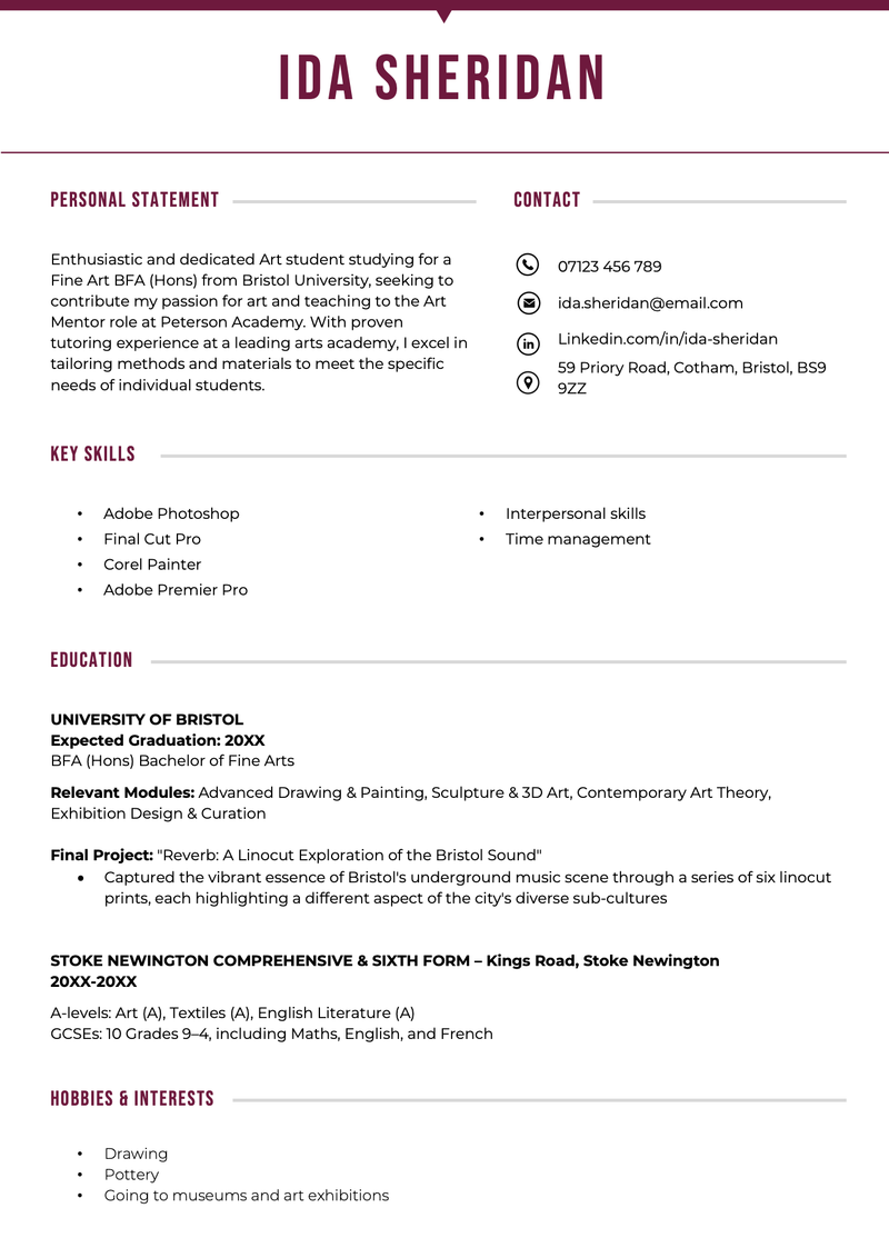 Best CV Examples for Any Job in 2025