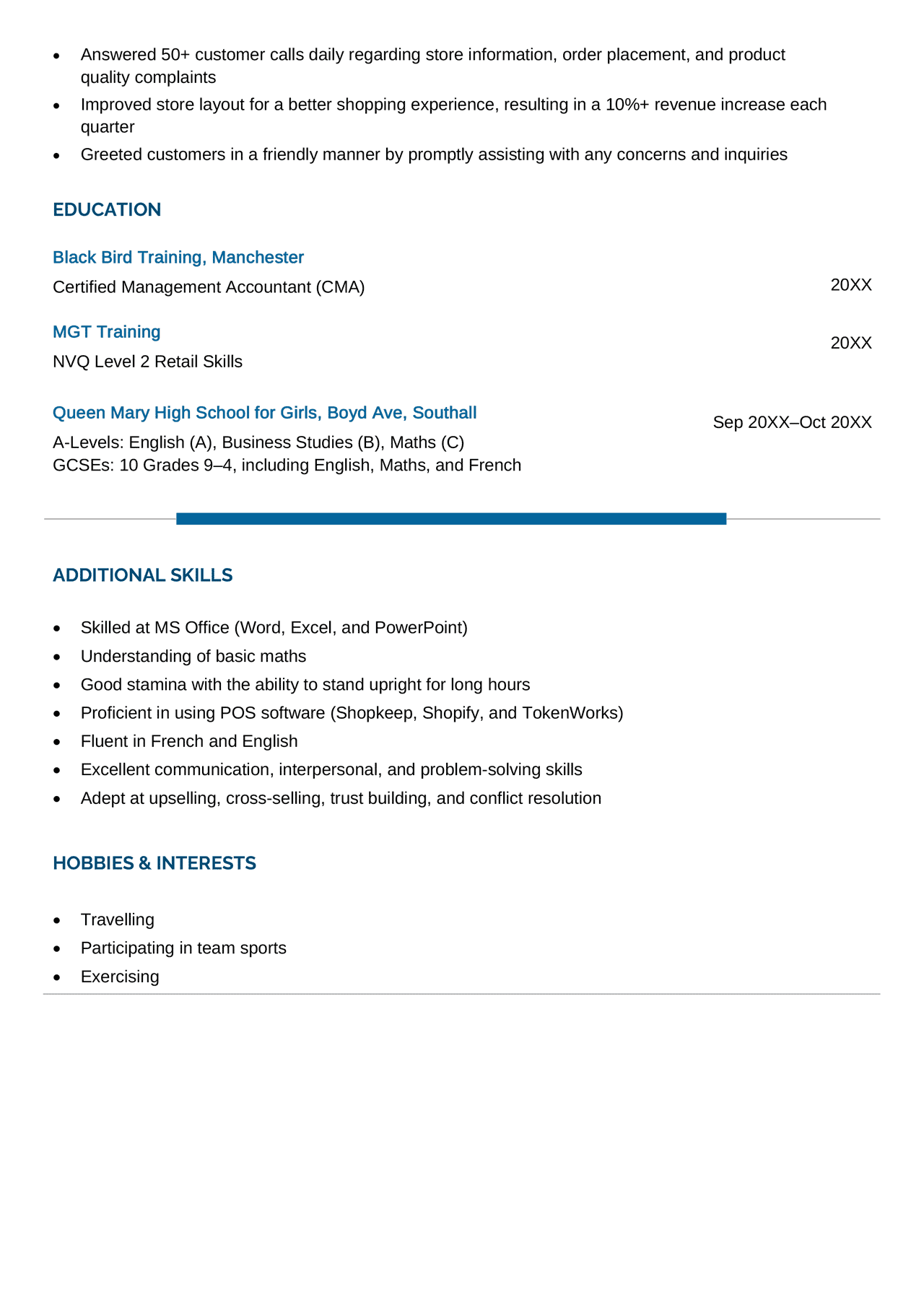 Tesco CV Examples & Writing Tips for 2025