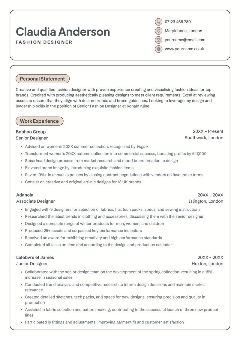 Free InDesign CV Templates (Download Instantly)